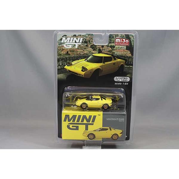 ロス・アンジェルスをベースとするアメリカのダイキャスト・ディストリビューター「M&amp;J Toys」の特注ブランド「MiJo Exclusives」とのコラボによるMINI GTの新作のご案内です。ランチア ストラトスに新しくイエローカ...