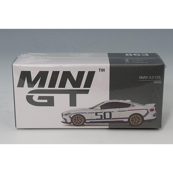 1/64スケールで新旧スポーツカーやレーシングカーを精密にモデル化しているMINI GTの新作として、往年のレーシングカーとして知られている、「BMW 3.0 CSL」が登場。サイドウォールにはBMW50周年記念の数字「50」が刻まれています。