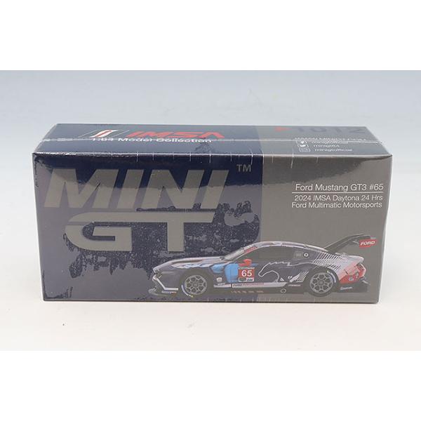 1/64スケールで新旧スポーツカーやレーシングカーを精密にモデル化しているMINI GTの新作として、昨年のIMSA デイトナ24時間にて活躍した「フォード マスタング GT3」が登場。Ford Multimatic Motorsports...