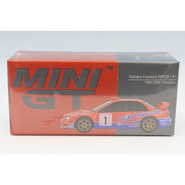 1/64スケールで新旧スポーツカーやレーシングカーを精密にモデル化しているMINI GTの新作として、「スバル インプレッサ WRC97」のバリエーションが登場。1999年にドイツで開催されたDRMにて、見事優勝を記録した#1です。鮮やかな...