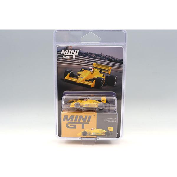 1/64スケールで新旧スポーツカーやレーシングカーを精密にモデル化しているMINI GTの新作として、「ロータス 99T」が登場。1987年に第4戦としてモナコで開催された際に活躍した、中嶋悟の#11です。エンジンをルノーV6ターボからホン...