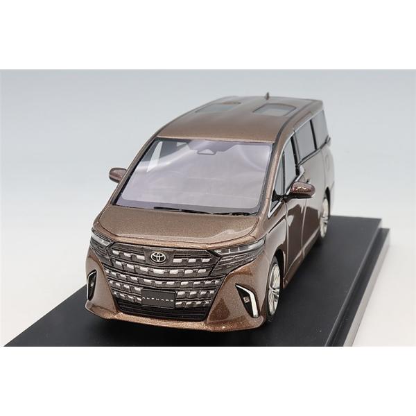 レジン製完成品ミニカーブランドのMARK43から、トヨタ ALPHARD Zのご案内です。　台座とクリアケースが付属します。　本製品は未稼働ディスプレイモデルです。　■素材：ポリウレタンレジン / ABS / 金属