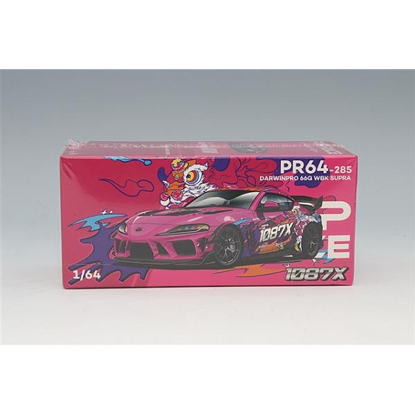 ●昨年のGTショーで話題を集めたドリフト競技の新星チーム「1087X」。　彼らが切り開く独自のスタイルを象徴する「ライオンダンス」リバリーを纏ったダーウィン・プロ・スープラを、1/64スケールで精密に再現。