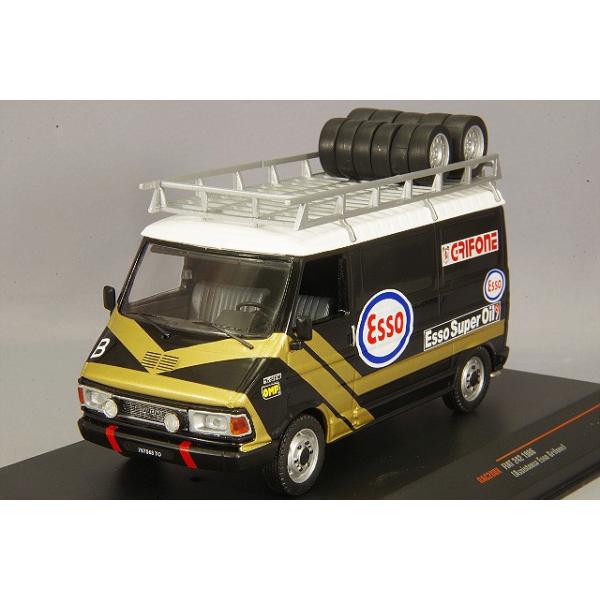 イクソ 1/43 フィアット 242 アシスタントカー "ESSO GRIFONE" 1986 ルーフラック&amp;タイヤ付