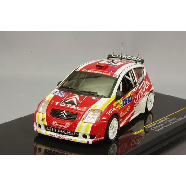 イクソ 1/43 シトロエン C2 S1600 2006 JWRC ツールドコルス #55 B.ティラバッシ/J-J.Renucci