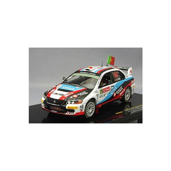 イクソ 1/43 三菱 ランサー エボリューション IX 2009 ラリー ポルトガル ウィナー #147 A.アラウージョ/R.Miguel