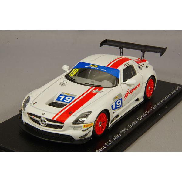 スパーク 1/43 メルセデスベンツ SLS AMG GT3 2018 ズーハイ サーキット 600km 耐久レース #19 S.オルテリ/H.Ripert