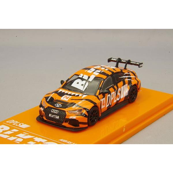 Tarmac 1/64 DPLS アウディ RS3 LMS BLKTGR オレンジ