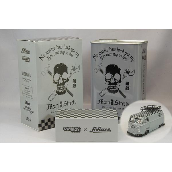 ☆ Tarmac x シュコー 1/64 フォルクスワーゲン T1 パネルバン Mean Streets スペシャルエディション メタルオイル缶 &amp; スペシャルペーパーBOX付