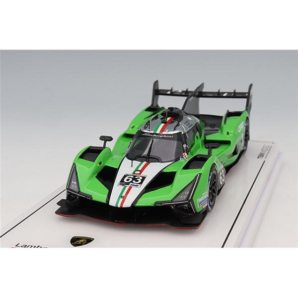 2024年よりワークス参戦を開始し、WECの開幕戦カタール1812kmレースでレースデビューを果たしました。ゼッケン番号の#63は、ランボルギーニ創立年の1963年から取って付けられたものです。