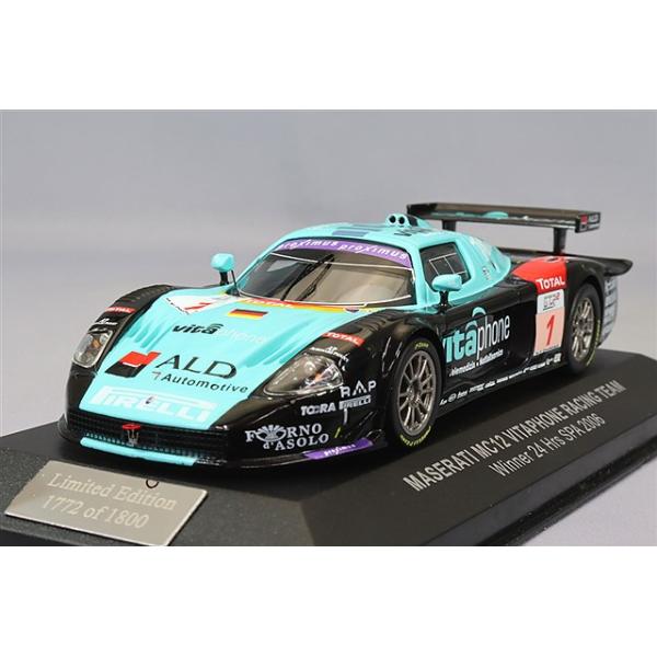 VITAPHONE特注 イクソ 1/43 マセラティ MC12 2006 スパ24H ウィナー #1 E.van de Poele / M.Bartels / A.Bertolini