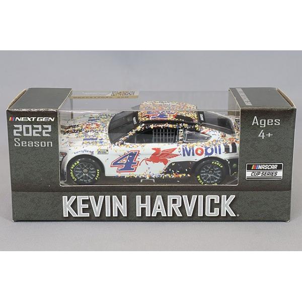 モデルは2022年のNASCARシリーズでケビン・ハービックがドライブするフォード・マスタングのネクストジェネレーションモデルを再現した1/64スケールのダイキャストモデル完成品です。　8月14日にリッチモンド・レースウェイで見事勝利を収め...