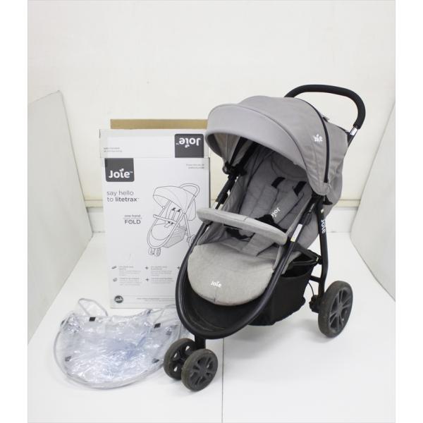 送料無料 ジョイー ライトトラックス グレーフランネル 41075 Joie LiteTrax 三輪ベビーカー パンクレスタイヤ 生後1ヶ月〜 クリーニング済み B013501t本商品の詳細は、下記の商品説明欄をご覧くださいませ。