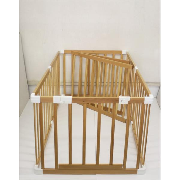 送料無料 美品 木製ベビーサークル 扉付 ナチュラル 8枚パネル カトージ 63019 工具不要 簡単組み立て クリーニング済み D043001t本商品の詳細は、下記の商品説明欄をご覧くださいませ。