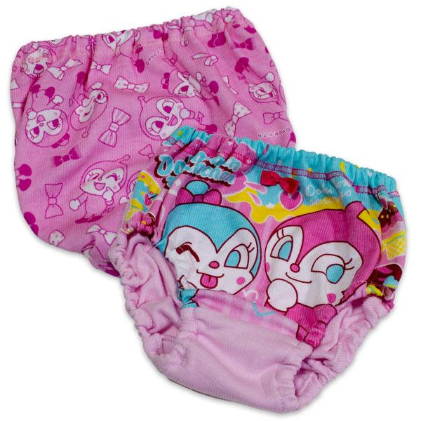 ショーツ インナー 肌着 パンツ 女児ショーツ 下着 子供服パンツ 女の子 キッズ あんぱんまん anpanman最新柄のショーツ2枚組になります。1枚目はフロントプリントになります♪2枚目は総柄になります。【素材】　綿65％・ポリエステル...