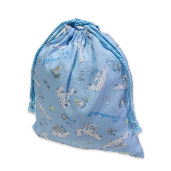 巾着 きんちゃく 袋 小物入れ かばん 体操服袋 上靴袋 上履き袋 給食エプロン袋 シナモ cinnamoroll サンリオ Sanrio最新柄の巾着Mになります。体操服・給食エプロン・上履き等入りますよ。【サイズ】約H290×W260mm...