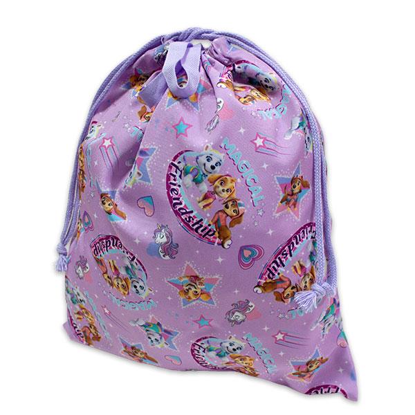 巾着 きんちゃく 袋 小物入れ かばん 体操服袋 上靴袋 上履き袋 給食エプロン袋 パウパト PAW PATROL最新柄の巾着Lになります。体操服・給食エプロン・上履き等入りますよ。【サイズ】約H385×W340mm【素材】　生地→ポリエス...