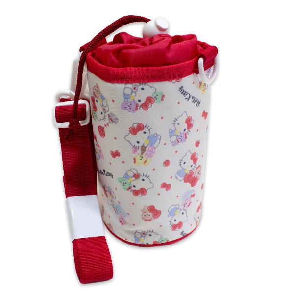 ペットボトルケース ペットボトルカバー ケース カバー ペットボトルホルダー 水筒カバー 保冷 保温 HELLO KITTY サンリオ ハローキティ Sanrioペットボトルホルダーになります。肩掛けショルダー紐はお子様の成長に合わせて調節...