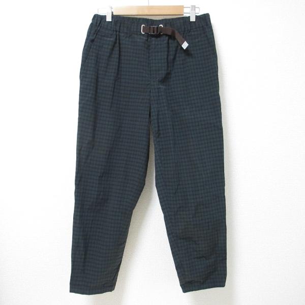 【商品名】23SS Kolor BEACON カラービーコン チェック柄 ナイロンテーパードパンツ イージーパンツ 1 グリーン【ブランド】kolor カラー【対象】メンズ【ランク】A ※使用感はあるが、傷や汚れの少ない商品【カラー】グリー...