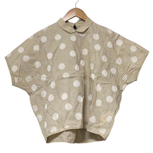 【商品名】STAMP and DIALY スタンプアンドダイアリー 刺繍 プルオーバーシャツ ブラウス ベージュ【ブランド】STAMP AND DIARY スタンプ アンド ダイアリー【対象】レディース【ランク】SA ※若干の使用感はあるが...