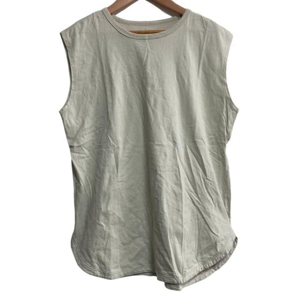 【商品名】23SS CALUX キャラクス ドゥーズィエムクラス別注 CANDY COLOR SLEEVELESS TEE Tシャツ CA23DEU-TT06 サイズF ライトベージュ【ブランド】Deuxieme Classe ドゥーズィエ...