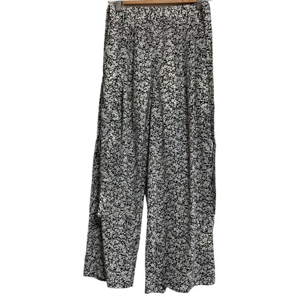 【商品名】To b. by agnes b. トゥービーバイアニエスベー WR15 PANTALON フラワープリントパンツ サイズ36 ブラック【ブランド】To b by agnes b. トゥービーバイアニエスベー【対象】レディース【ラ...