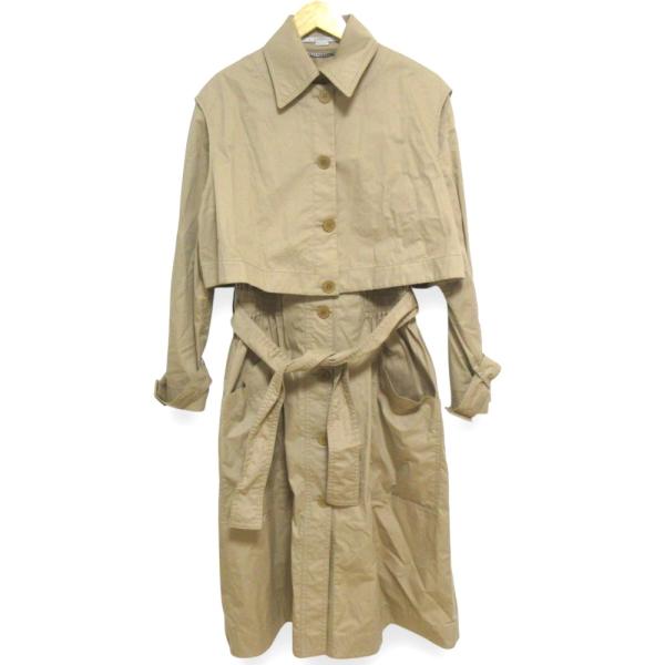 【商品名】STELLA McCARTNEY ステラマッカートニー Elasticated waist cotton trench coat ベルテッド トレンチコート 507336 36 ベージュ【ブランド】Stella McCartney...