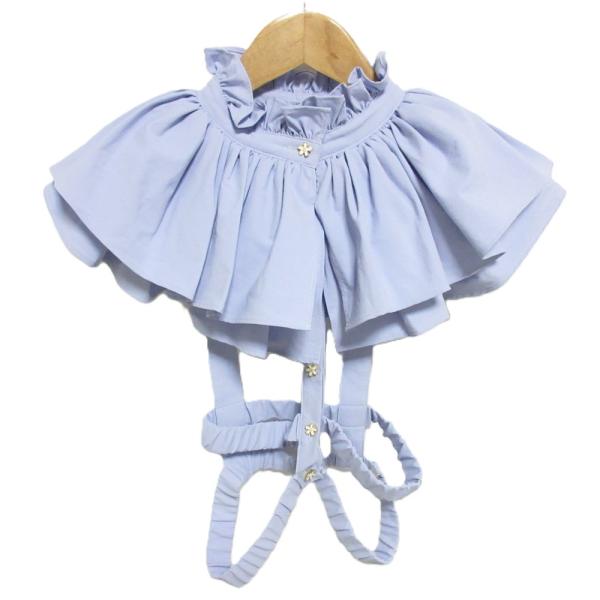 【商品名】22SS SIIILON シーロン Ruffled shirt collar ラッフルシャツカラー 襟 S ライトブルー【ブランド】SIIILON シーロン【対象】レディース【ランク】SA ※若干の使用感はあるが、全体的に状態の良...