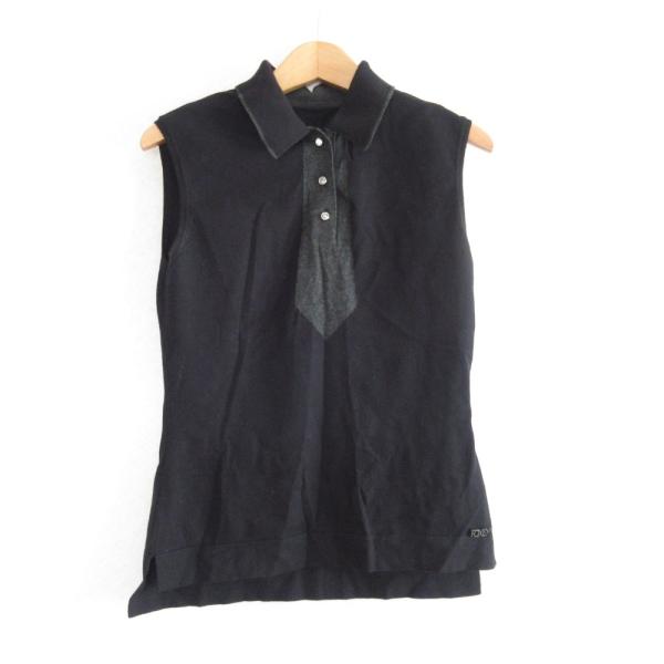 【商品名】FOXEY NEW YORK フォクシーニューヨーク ノースリーブニット カットソー 29990 38 ブラック【ブランド】FOXEY NEW YORK フォクシー ニューヨーク【対象】レディース【ランク】SA ※若干の使用感はあ...