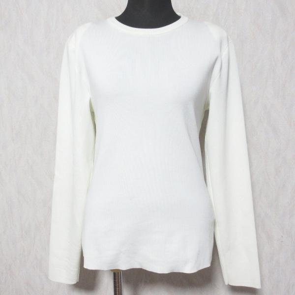 【商品名】24SS ELENI NOBLE エルニ ノーブル バックオープンニット 長袖 カットソー プルオーバー 24080240500010 ホワイト【ブランド】NOBLE ノーブル【対象】レディース【ランク】A ※使用感はあるが、傷や...