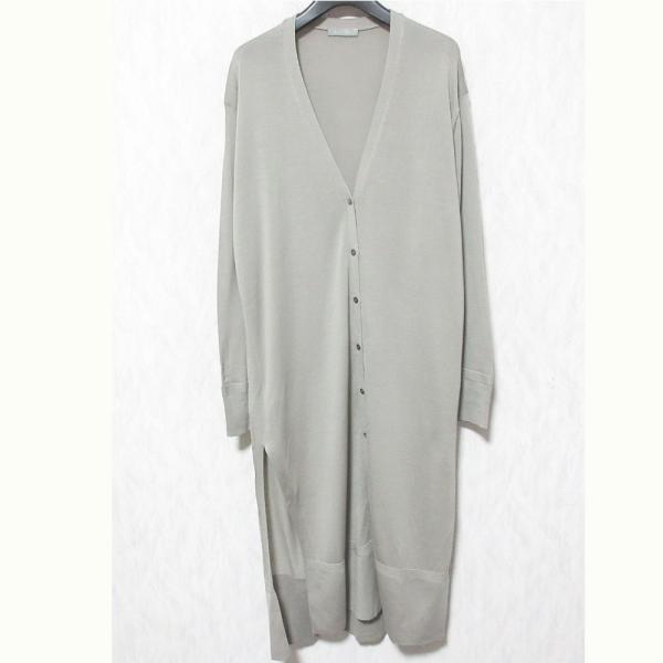 【商品名】22AW theory luxe セオリーリュクス NORFOLK OLGA ウール ロングカーディガン サイズ38 グレージュ【ブランド】theory luxe セオリーリュクス【対象】レディース【ランク】SA ※若干の使用感は...