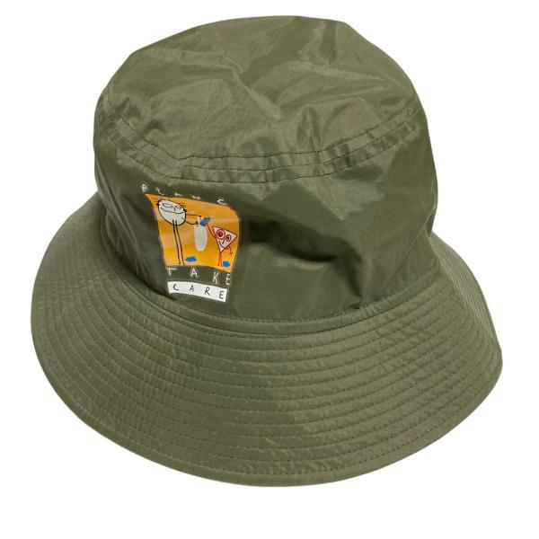 【商品名】PLAN C プランシー TAKE CARE ピリ&amp;ビアンカ プリント ナイロン バケットハット 帽子 F カーキ【ブランド】Plan C プランシー【対象】レディース【ランク】S ※ほとんど使用がなく、とても状態の良い商...