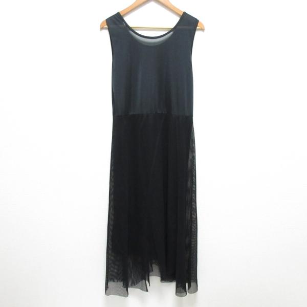 【商品名】UN3D. アンスリード メッシュ ドッキングノースリーブ ワンピース サイズ36 ブラック【ブランド】UN3D. アンスリード【対象】レディース【ランク】SA ※若干の使用感はあるが、全体的に状態の良い商品【カラー】ブラック【表...