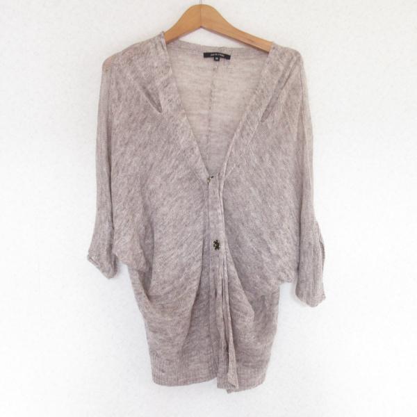 【商品名】pas de calais パドカレ リネンニット カーディガン 36 ライトブラウン【ブランド】pas de calais パドカレ【対象】レディース【ランク】SA ※若干の使用感はあるが、全体的に状態の良い商品【カラー】ライト...