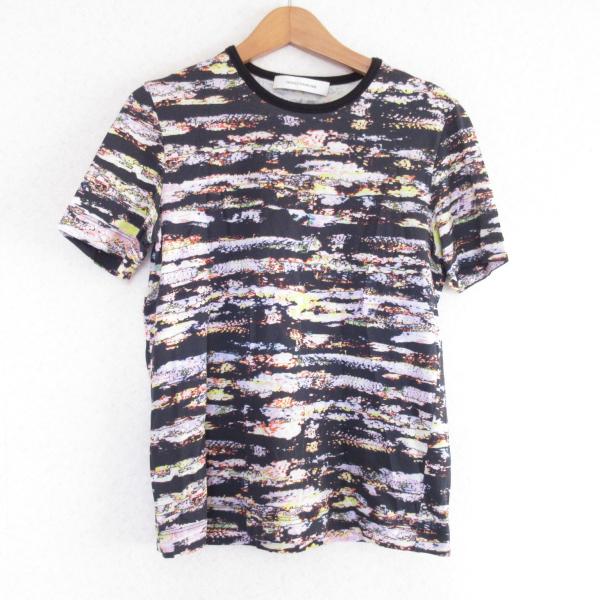 【商品名】CEDRIC CHARLIER セドリックシャルリエ 半袖 プリントTシャツ S ピンク ブラック イエロー【ブランド】CEDRIC CHARLIER セドリックシャルリエ【対象】レディース【ランク】SA ※若干の使用感はあるが、...