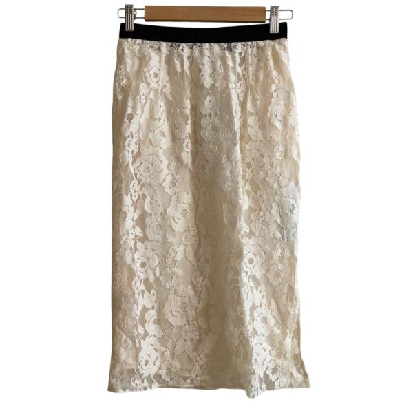 【商品名】TWINSET SIMONA BARBIERI ツインセット レーススカート サイズ40 キナリ【ブランド】TWIN-SET ツインセット【対象】レディース【ランク】NS ※新品同様の商品・未使用品【カラー】キナリ【表記サイズ】4...