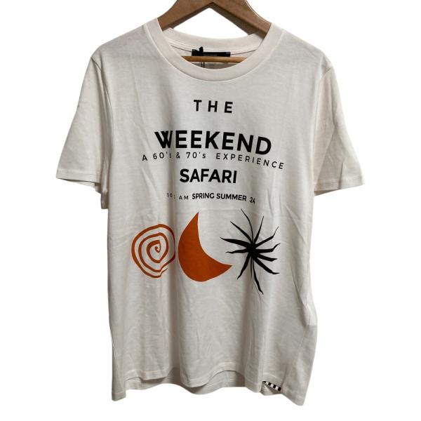 【商品名】24SS WEEKEND MAX MARA ウィークエンドマックスマーラ ショートスリーブ プリント Tシャツ カットソー Mサイズ ホワイト 【ブランド】MAX MARA WEEK END LINE マックスマーラ ウィークエン...