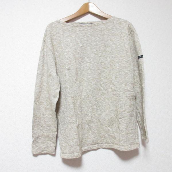 【商品名】SAINT JAMES セントジェームス OUESSANT ウェッソン バスクシャツ ロングスリーブ カットソー Tシャツ 36 杢ベージュ【ブランド】SAINT JAMES セントジェームス【対象】レディース【ランク】SA ※若...