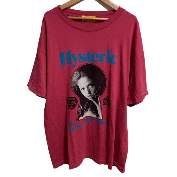 【商品名】25SS HYSTERIC GLAMOUR ヒステリックグラマー EROTIC CHICKS オーバーサイズTシャツ 半袖 カットソー 01251CT29 F ピンク【ブランド】HYSTERIC GLAMOUR ヒステリックグラマ...