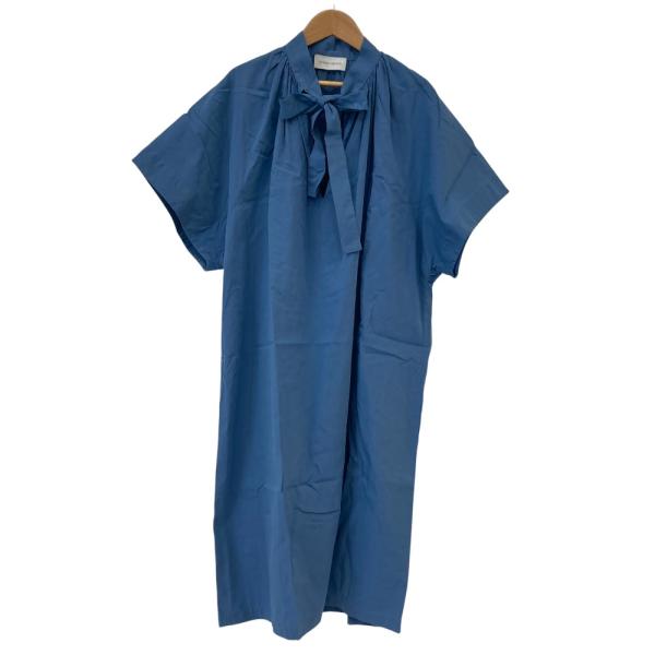 【商品名】Christian Wijnants クリスチャンワイナンツ リボン シャツギャザードレス ワンピース 36 ブルー【ブランド】christian wijnants クリスチャン ワイナンツ【対象】レディース【ランク】A ※使用感...