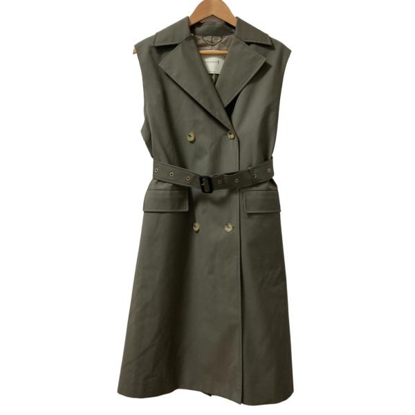 【商品名】23SS MACKINTOSH マッキントッシュ KINNARD GILET ロロピアーナウール ノースリーブ トレンチコート サイズ6 カーキ【ブランド】Mackintosh マッキントッシュ【対象】レディース【ランク】SA ※...