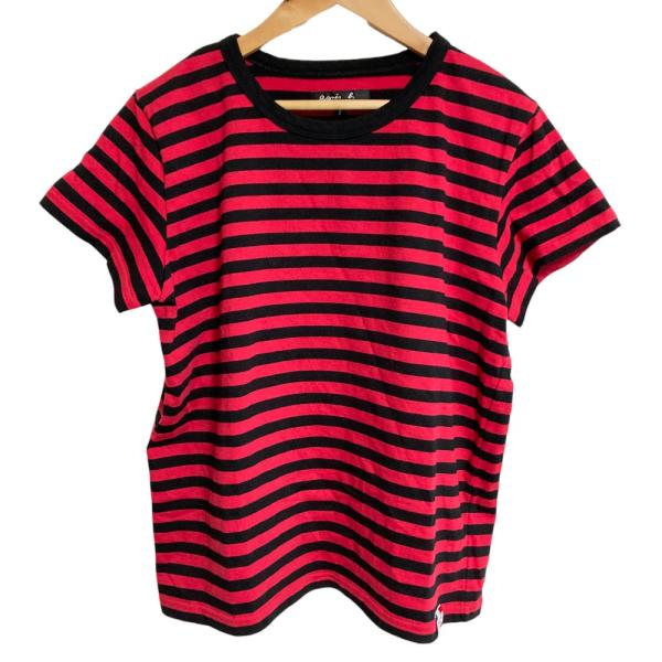 【商品名】agnes b. fabrique en france アニエスベー フランス製生地 ボーダー カットソー 3 レッド ブラック【ブランド】agnes b. アニエスベー【対象】レディース【ランク】SA ※若干の使用感はあるが、全...