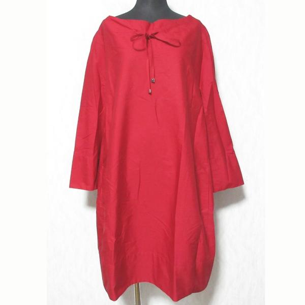 【商品名】'S Max Mara エスマックスマーラ ロングスリーブ ひざ丈 ワンピース チュニック 大きいサイズ 50 レッド【ブランド】'S Max Mara エスマックスマーラ【対象】レディース【ランク】SA ※若干の使用感はあるが、...
