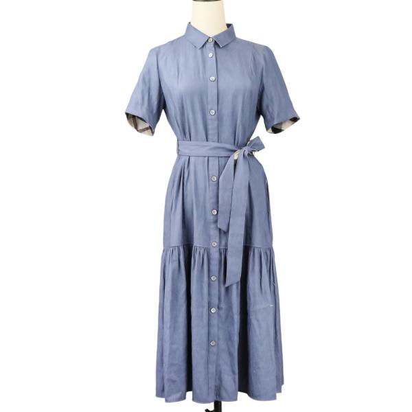 【商品名】25SS BLUE LABEL CRESTBRIDGE ブルーレーベルクレストブリッジ スラブシャンブレーツイルドレス 36 ネイビー【ブランド】BLUE LABEL CRESTBRIDGE ブルーレーベルクレストブリッジ【対象】...