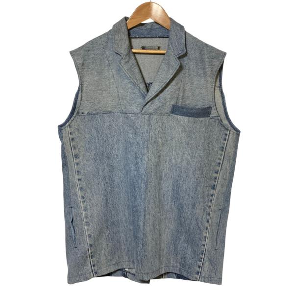 【商品名】ADJANI アジャニー NO SLEEVE LAPEL ONE PIECE ワンピース Yasumin-D-004 F ブルー【ブランド】ADJANI アジャニー【対象】レディース【ランク】B ※使用感やダメージがある商品【カラ...