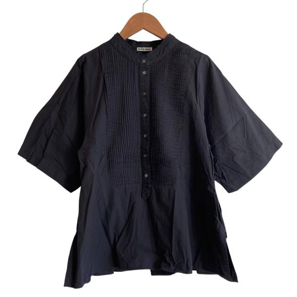 【商品名】24SS OUT OF FRAMe アウト オブ フレーム Khadi pintuck シャツ ブラウス  ネイビー【ブランド】OUT OF FRAMe  アウト オブ フレーム【対象】レディース【ランク】SA ※若干の使用感はあ...