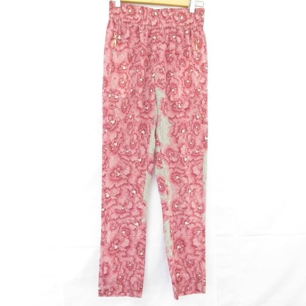 【商品名】MIRIAM OCARIZ ミリアムオカリス フラワープリント シルク パンツ 36 ピンク【ブランド】Miriam Ocariz ミリアム オカリス【対象】レディース【ランク】SA ※若干の使用感はあるが、全体的に状態の良い商品...