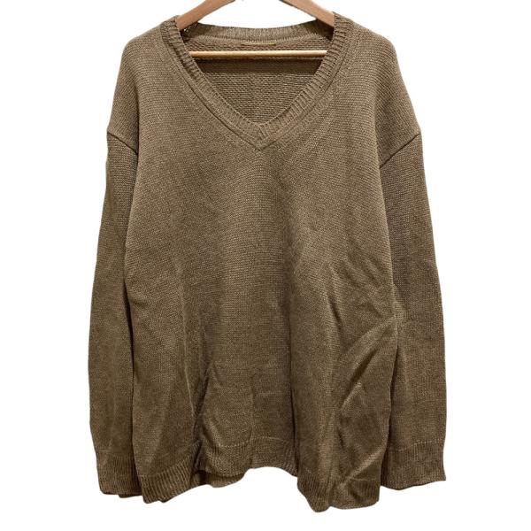 【商品名】25SS Deuxieme Classe ドゥーズィエムクラス Fascinating リネン ロングスリーブ ニット カットソー キャメル【ブランド】Deuxieme Classe ドゥーズィエムクラス【対象】レディース【ランク...