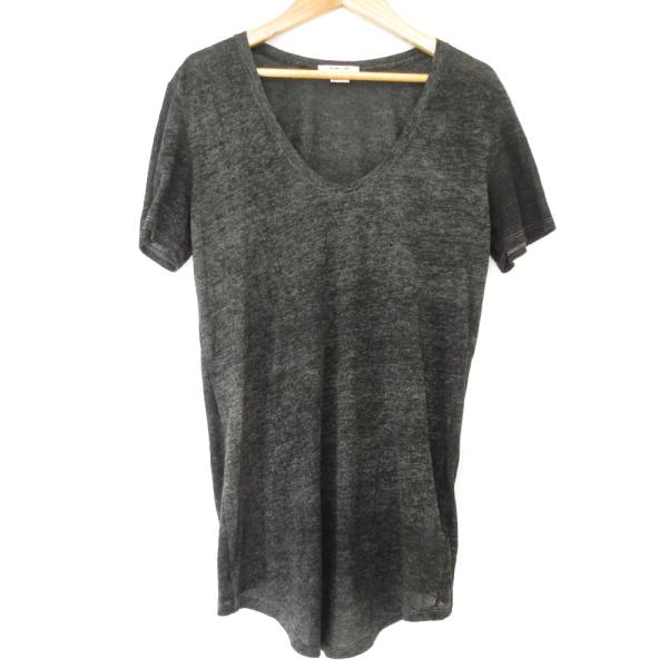 【商品名】HELMUT LANG ヘルムートラング THREADBARE T SCP NK TEE メランジ ニット Tシャツ 半袖 カットソー サイズP ブラック【ブランド】HELMUT LANG ヘルムートラング【対象】レディース【ラン...