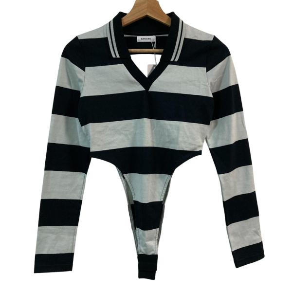 【商品名】25SS BASICKS ベイシックス Rugby Bodysuits ボーダー ラグビー ボディスーツ サイズS ブラック【ブランド】BASICKS ベイシックス【対象】レディース【ランク】NS ※新品同様の商品・未使用品【カラ...
